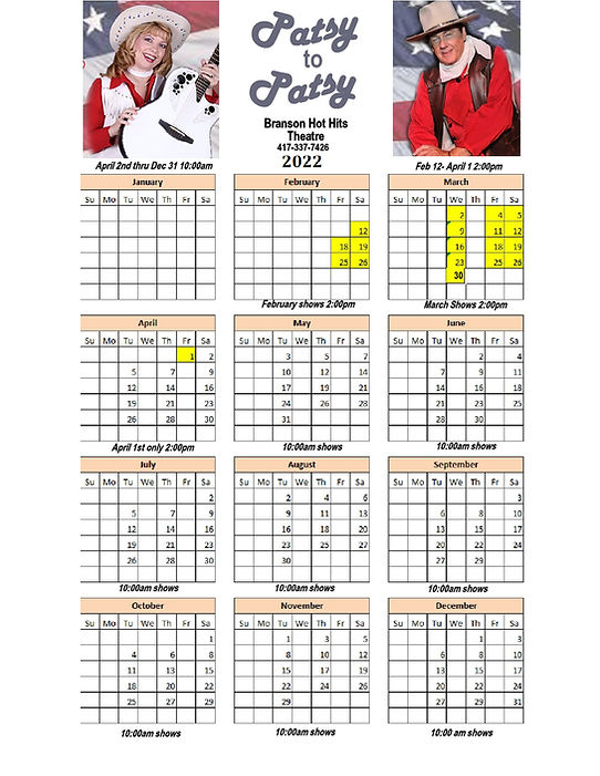 Patsy Cline Show|Branson Hot Hits Theatre|All Crazy 'bout Patsy